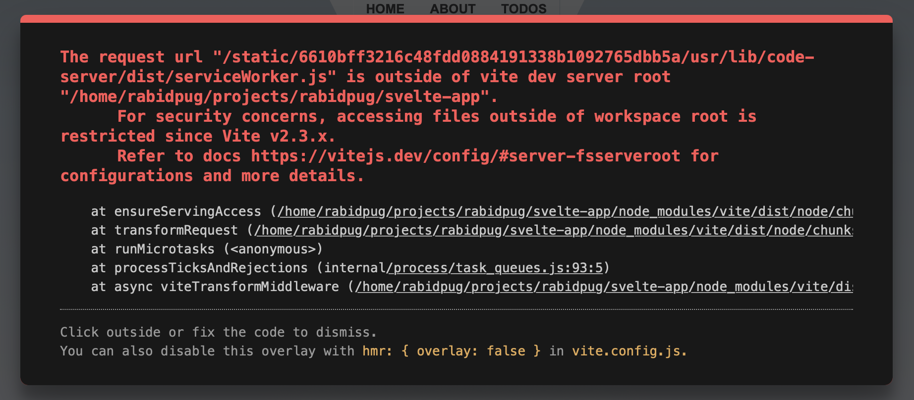 When using code-server's subdomain proxy with authentication, the login screen registers code ...