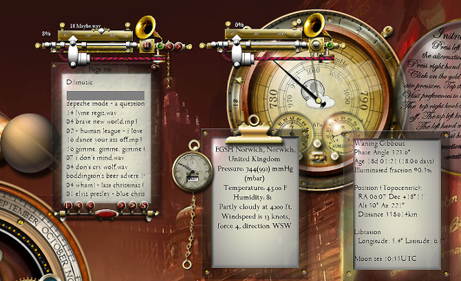 GitHub - yereverluvinunclebert/Steampunk-MediaPlayer-Ywidget: The steampunk media player widget ...