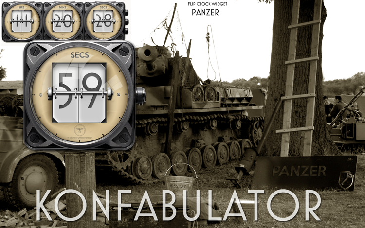 GitHub - yereverluvinunclebert/Panzer-Flip-Clock-Widget: A Dieselpunk ...