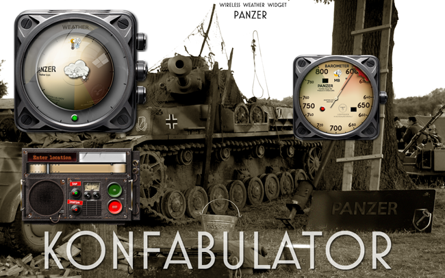 GitHub - yereverluvinunclebert/Panzer-Weather-Widget: The widget consists of five gauges ...