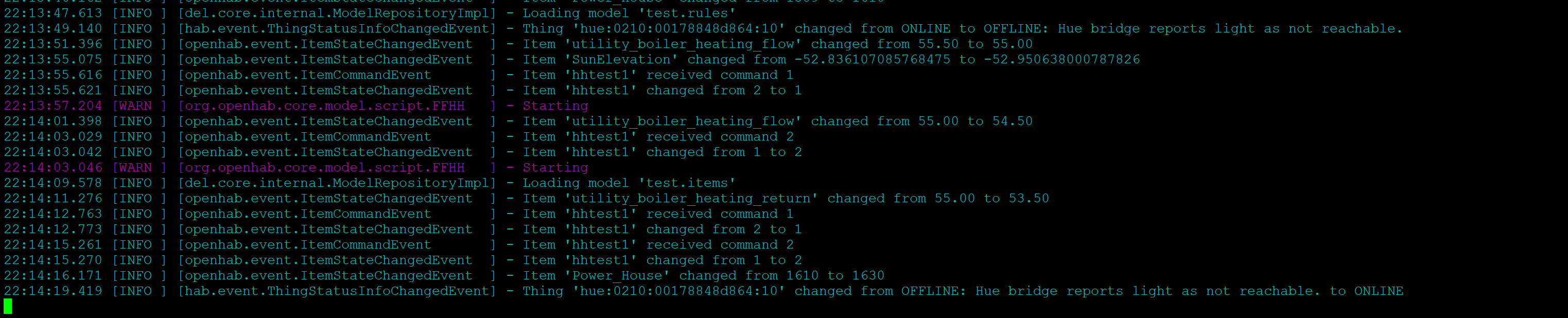 Rules not firing after item is edited · Issue #2097 · openhab/openhab-core · GitHub