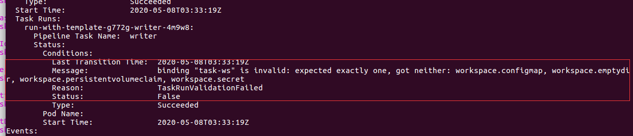 Faile: create workspace from volumeclaimtemplate, binding "task-ws" is invalid · Issue #2584 ...