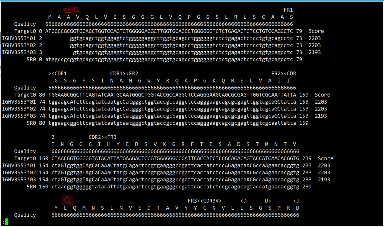 FR1 annotation missing in the alignment file · Issue #657 · milaboratory/mixcr · GitHub