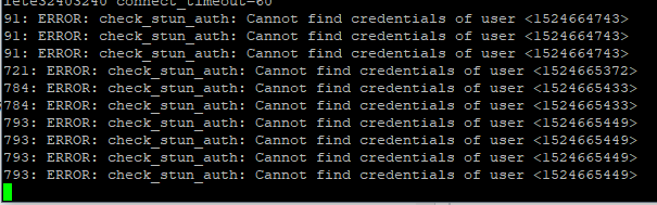 Cannot find credentials of user (Opera) - My turn server broken · Issue #238 · coturn/coturn ...