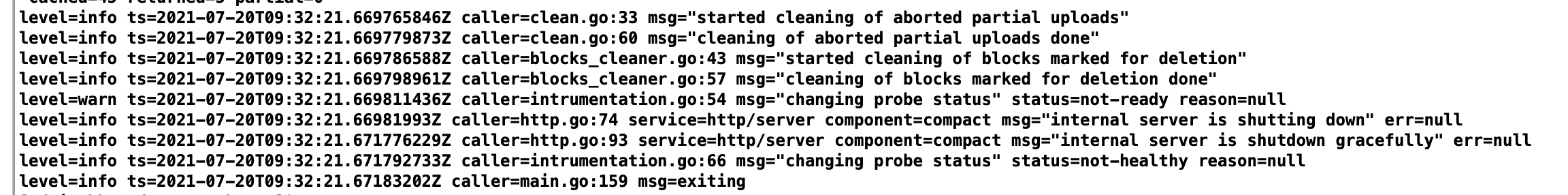 Compactor:failed to run compactor and deletion-mark.json is remained in my Minio · Issue #4456 ...