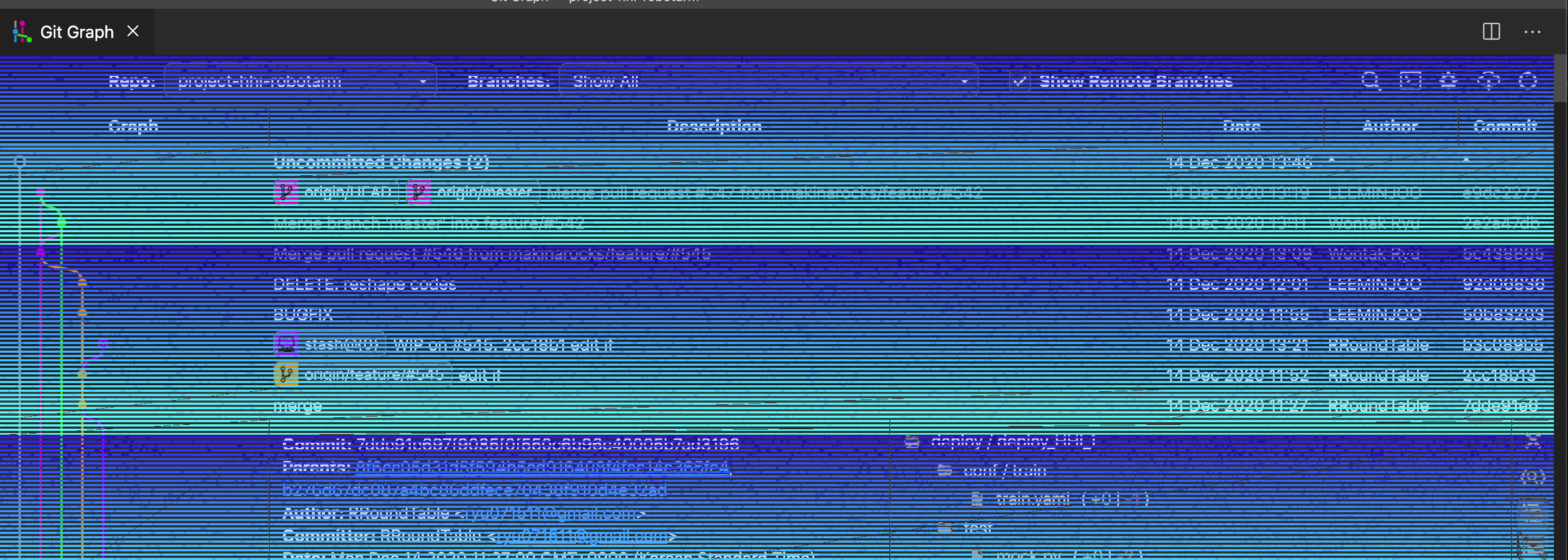 Display: Blue screen error · Issue #433 · mhutchie/vscode-git-graph ...