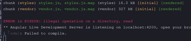 Ivy Throw Error In Eisdir Illegal Operation On A Directory Read And Cannot Combine Input