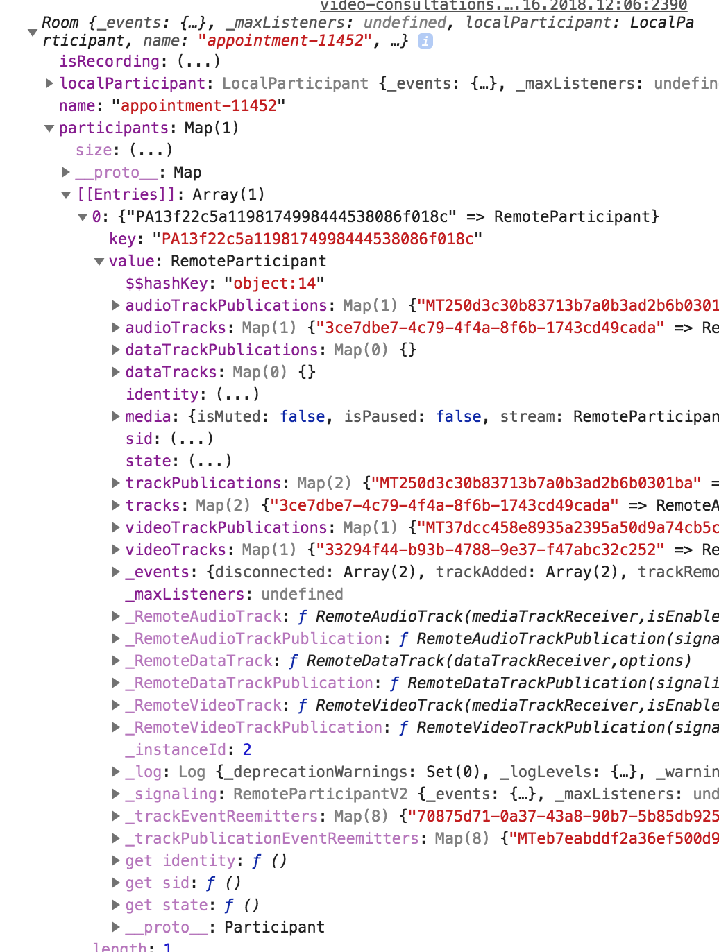 Unpublishtrack Issue Remotevideotrackstats On Mobile Safari · Issue 327 · Twilio Twilio Video