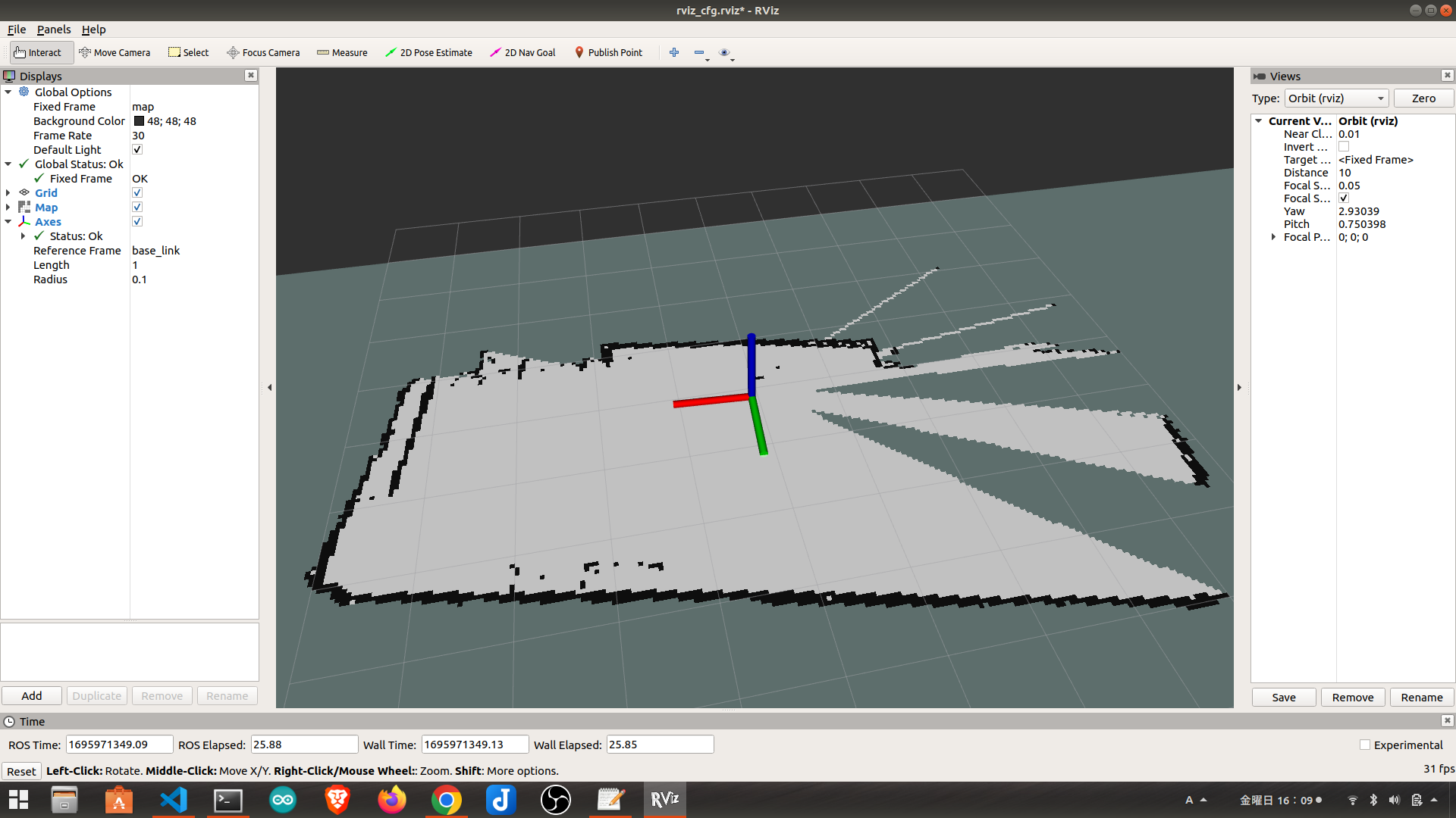 GitHub - meijinn/urg_gmapping: URG+gmapping+laser_scan_matcherで位置推定と地図作成が同時にできるパッケージです。