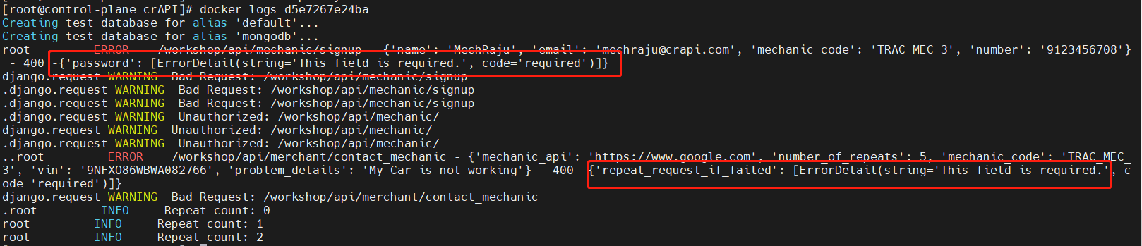 crapi-workshop is unhealthy · Issue #175 · OWASP/crAPI · GitHub