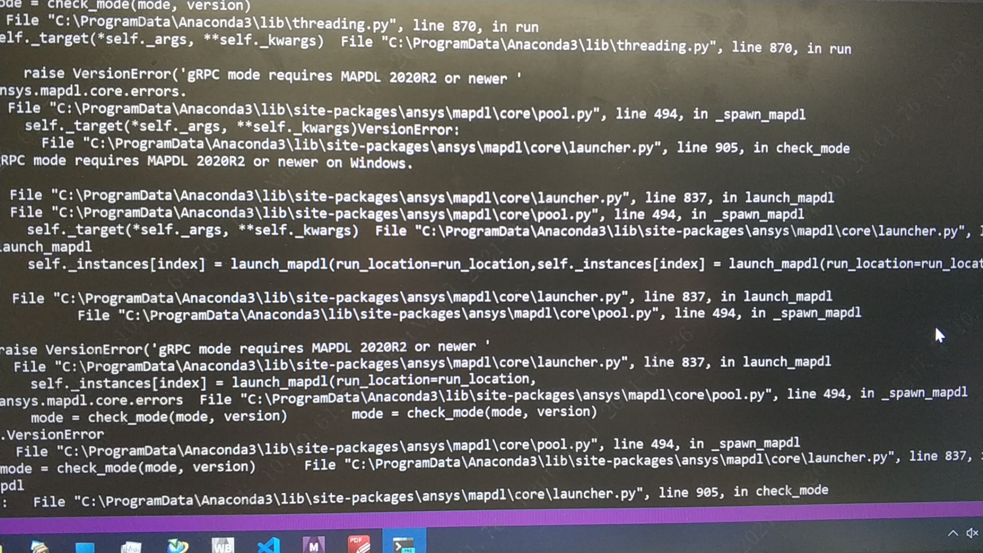 LocalMapdlPool only support 2020R2 or newer ? · Issue #454 · ansys/pymapdl · GitHub