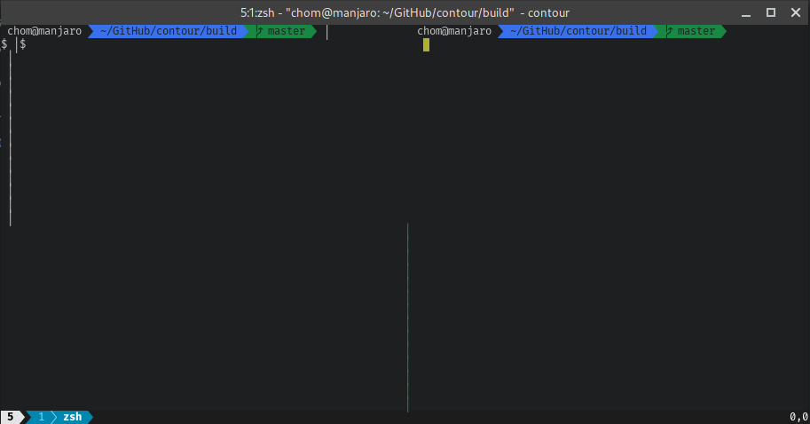 rendering tmux splits glitch · Issue #118 · contour-terminal/contour · GitHub
