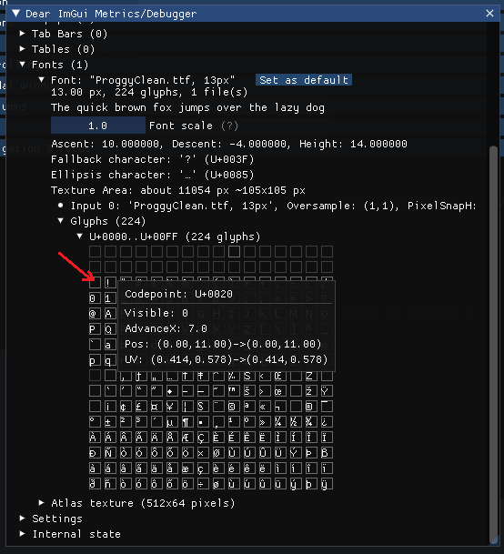 Font file rendering issue. · Issue #4361 · ocornut/imgui · GitHub