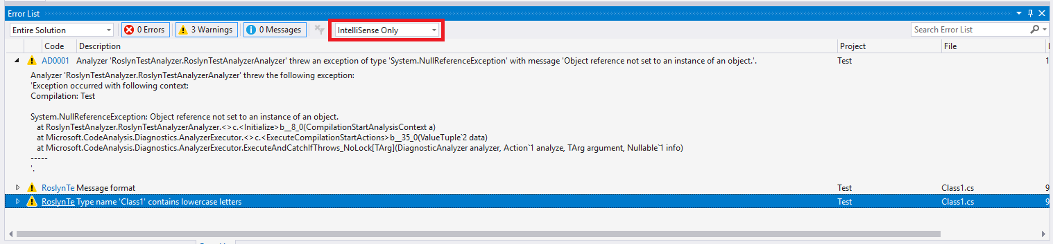 Roslyn Dotnet Build Not Showing Stylecop Warnings That