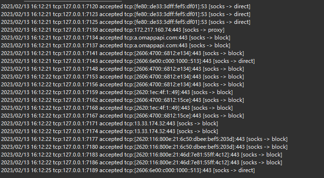 [Bug]: v2rayN 6.12+proxifier 无法通过 https://whatismyipaddress.com/ 的 ip ...