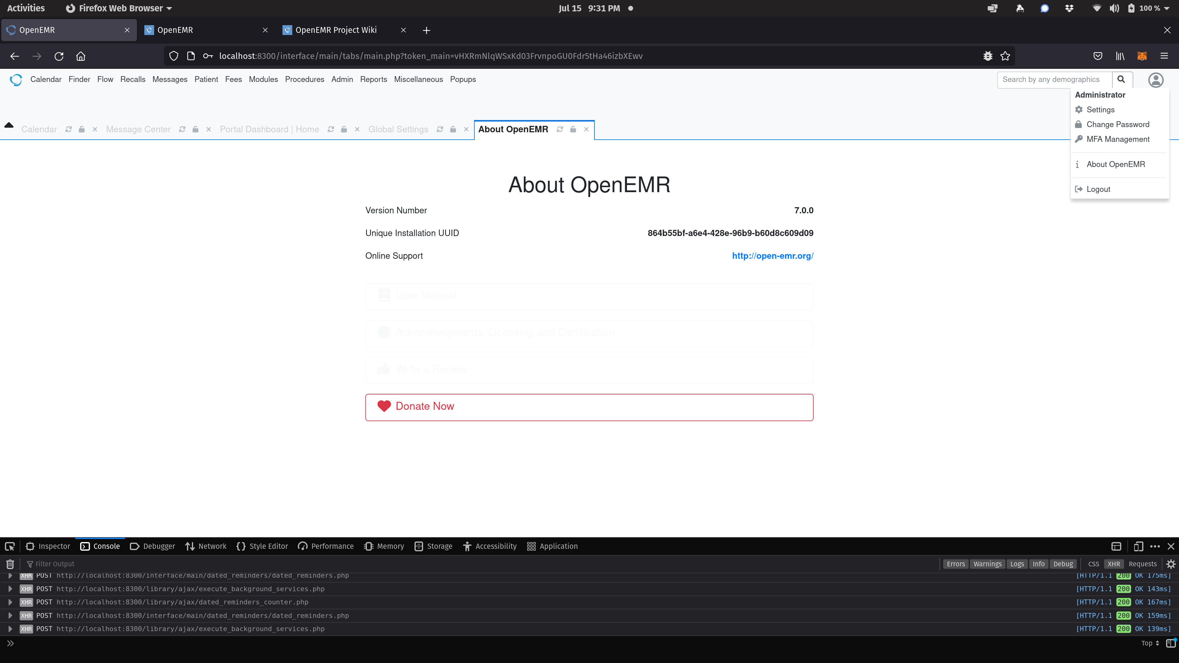 release blocking issue with styling · Issue #5607 · openemr/openemr · GitHub