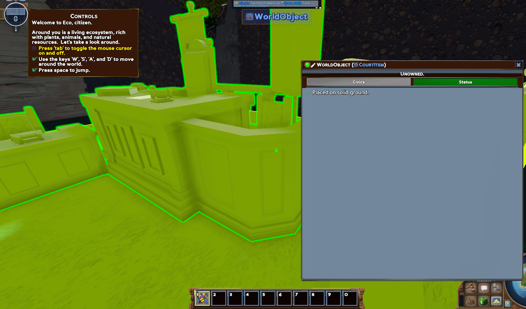 [master-preview] Civics: Objects · Issue #12985 · StrangeLoopGames/EcoIssues · GitHub