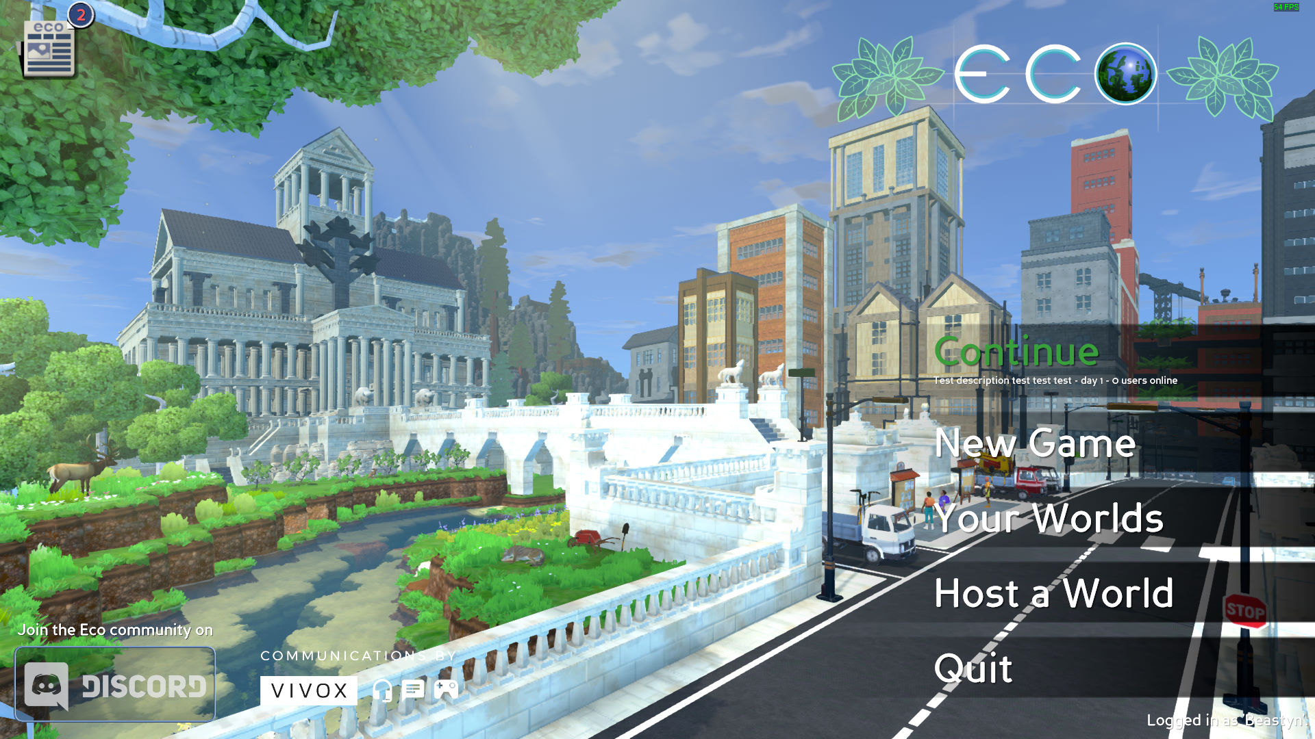 Effects and Title Screen issues · Issue #14648 · StrangeLoopGames/EcoIssues · GitHub