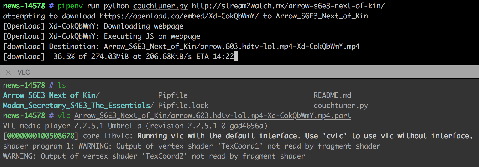 GitHub - AlJohri/couchtuner-downloader