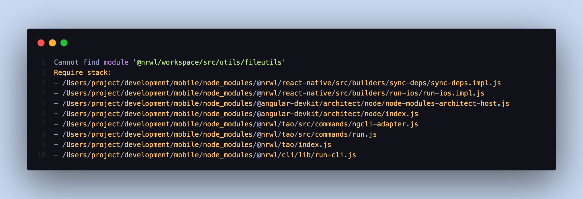 Not able to run react-native project for workspace 11.1.4 · Issue #4735 · nrwl/nx · GitHub