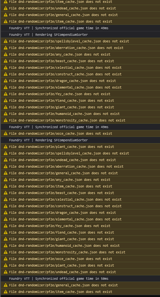 [PF2E] Downloaded 1.0.22 not sure its working · Issue #37 · etriebe/dnd-randomizer · GitHub