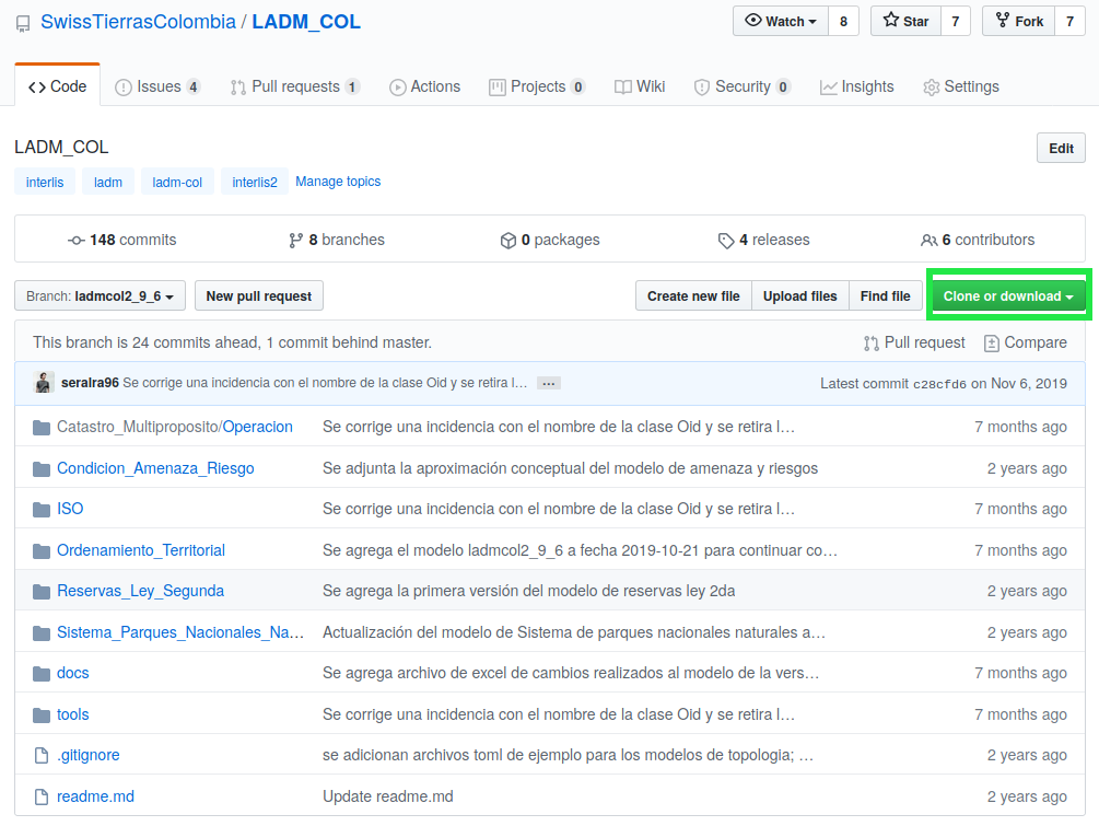 Error crear estructura LADM · Issue #334 · SwissTierrasColombia ...