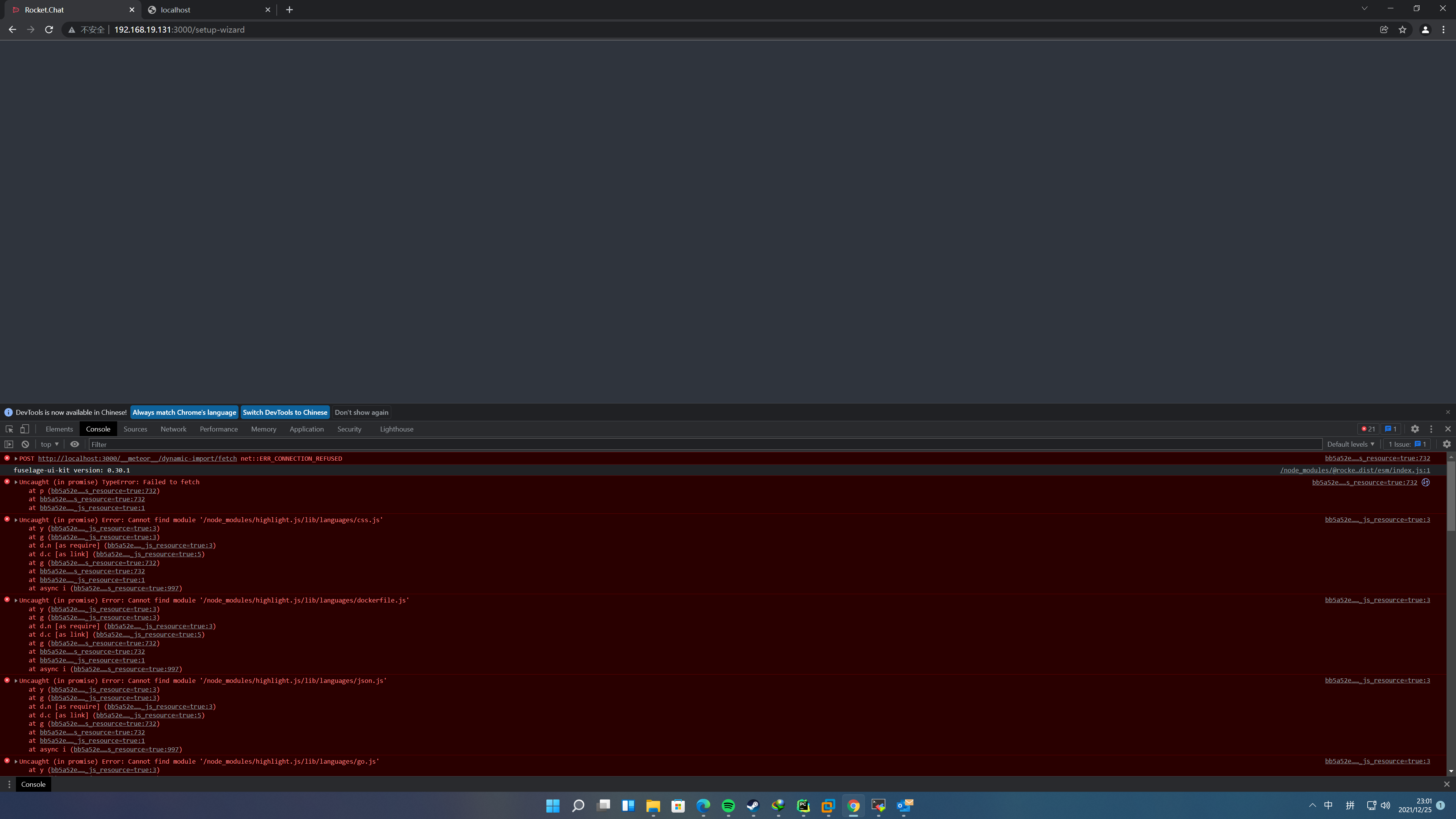 setup-wizard page is not work · Issue #24025 · RocketChat/Rocket.Chat · GitHub