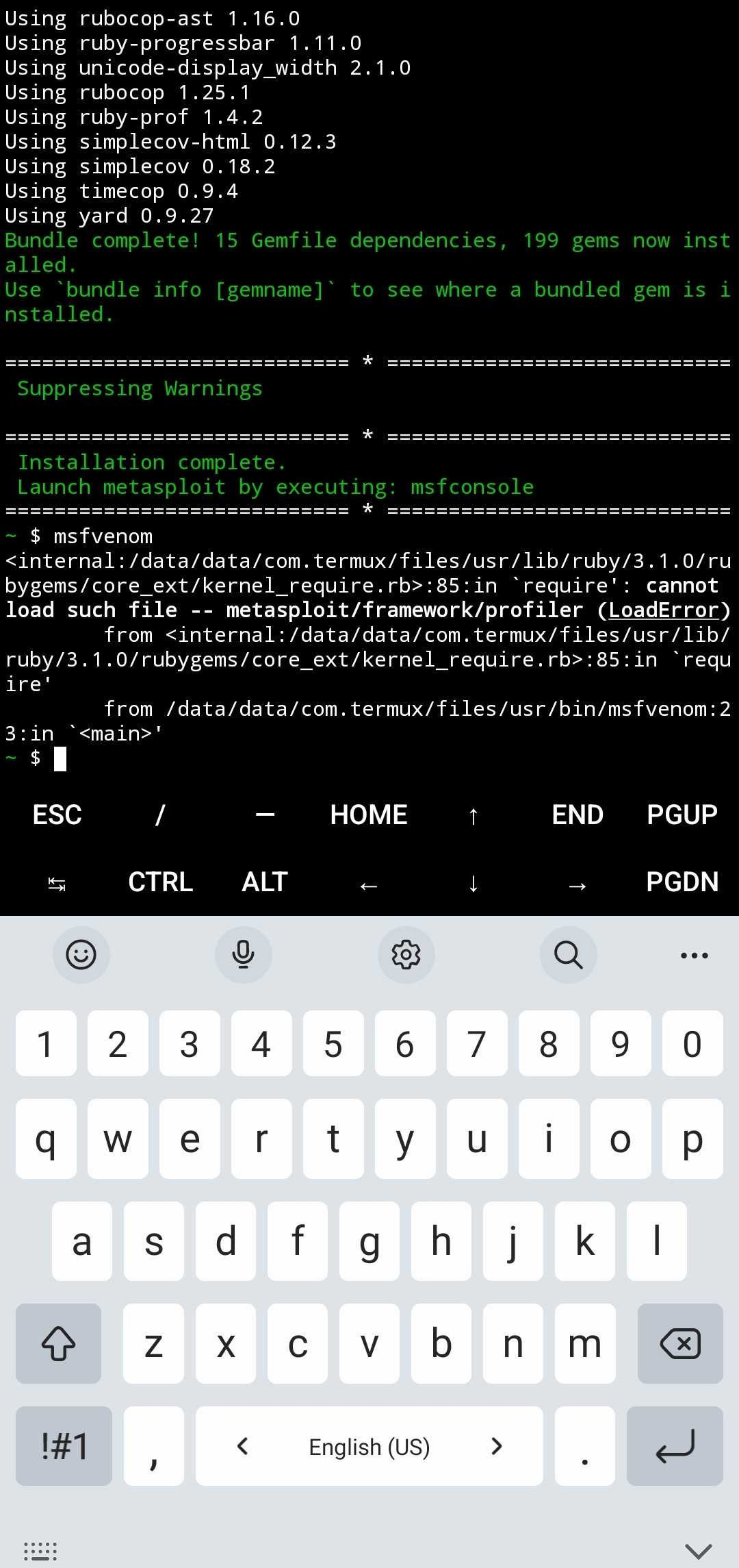 Metasploit Framework Not Found · Issue 105 · Gushmazuko Metasploit In Termux · Github