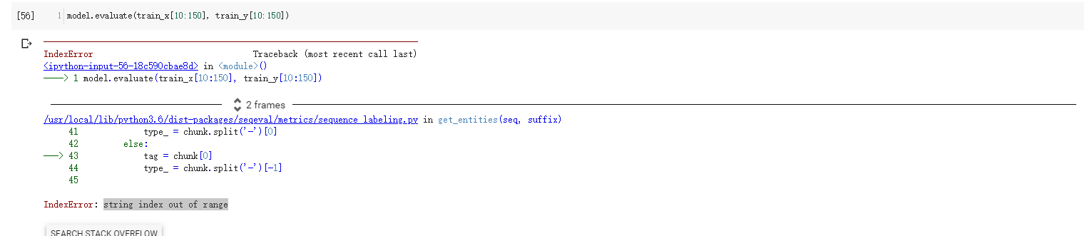 string index out of range[BUG] · Issue #193 · BrikerMan/Kashgari · GitHub