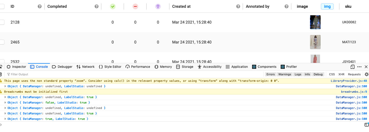 Data-manager failed to load when refresh the page · Issue #753 · HumanSignal/label-studio · GitHub