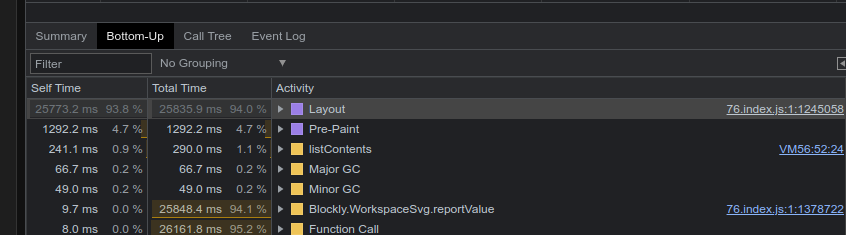 Excessive hanging in desktop editor when clicking long list reporter. · Issue #825 · TurboWarp ...