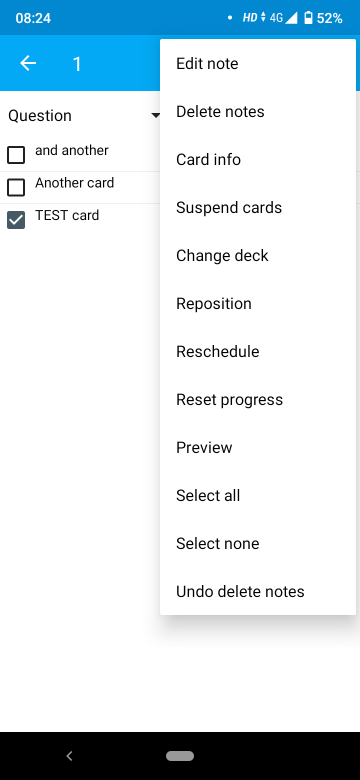 [Bug] After just exporting a single note, "Collection exported" message gets shown · Issue ...