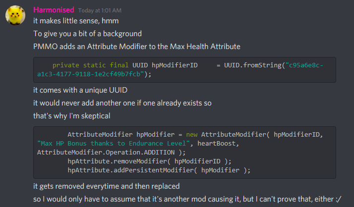 [1.16.1] Cyclic HP issues with Project MMO · Issue #1474 · Lothrazar ...