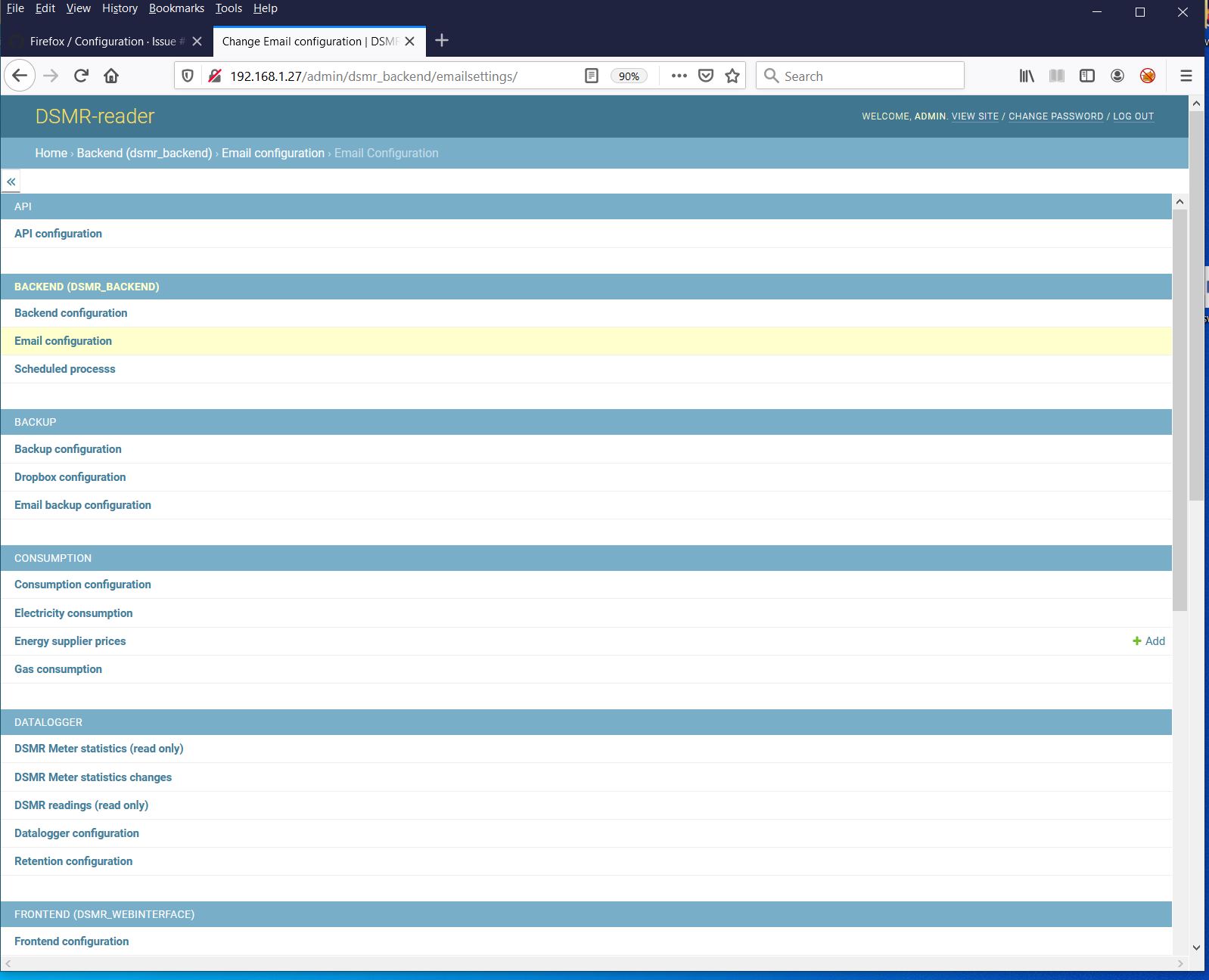 Firefox / Configuration · Issue #1103 · dsmrreader/dsmr-reader · GitHub