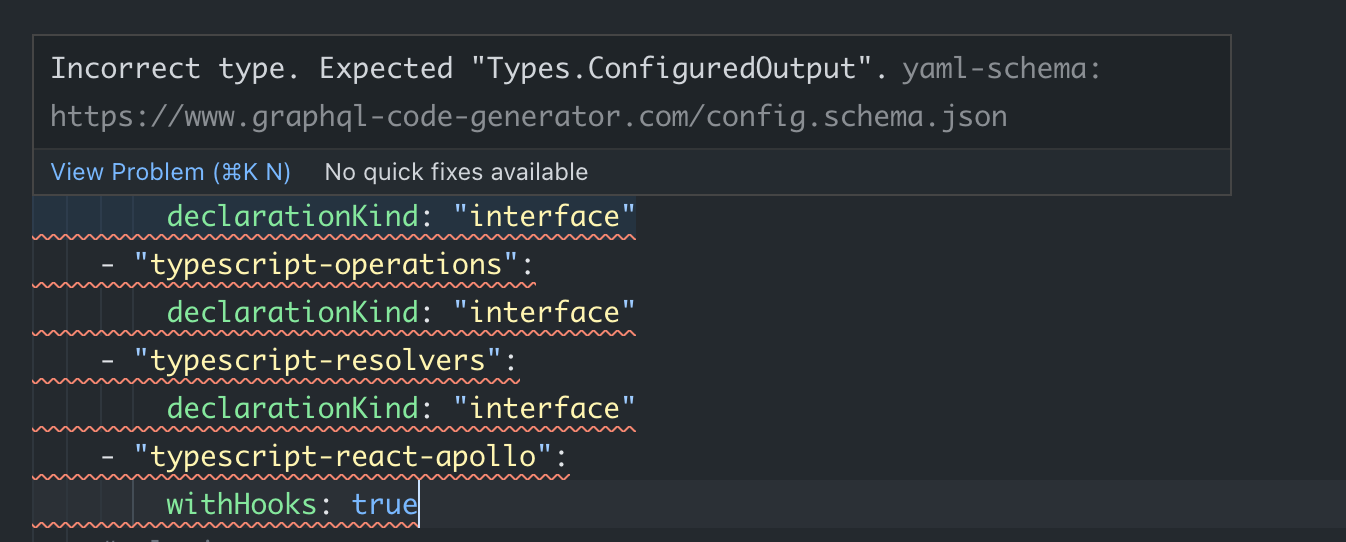 Plugin Level configuration not validating in vscode · Issue #6314 · dotansimha/graphql-code ...