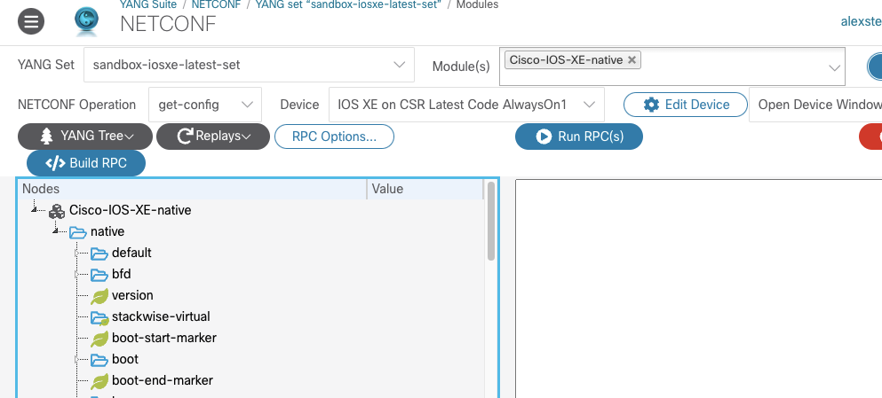 Yangsuit-Can't 'Load modules' Error 500 · Issue #85 · CiscoDevNet ...