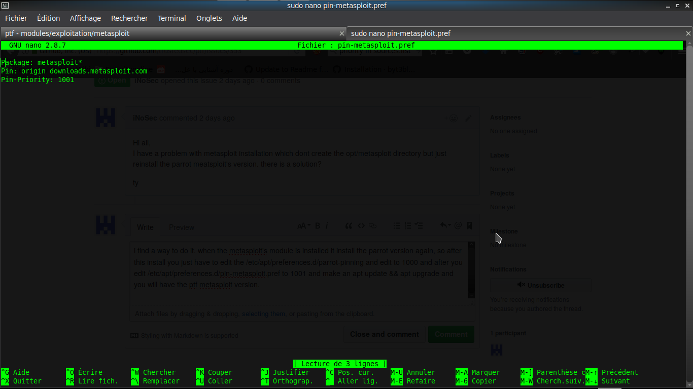 Metasploit · Issue #353 · trustedsec/ptf · GitHub