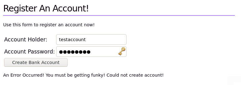 [BUG] Insecure Direct Object Reference Bank Challenge cant register an account · Issue #552 ...