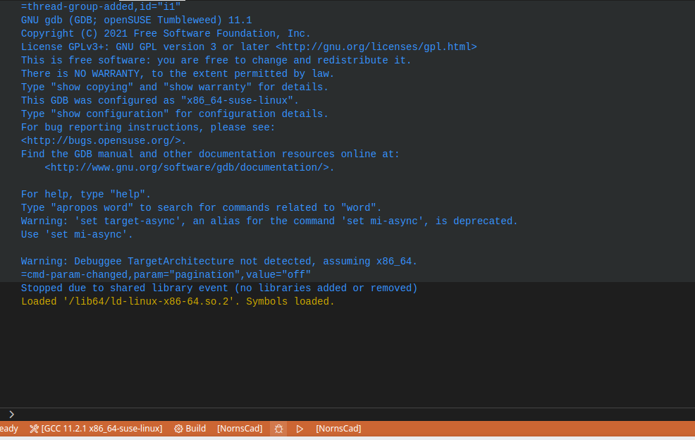 Debugging c++ in openSUSE Tumbleweed is completely unusable · Issue ...
