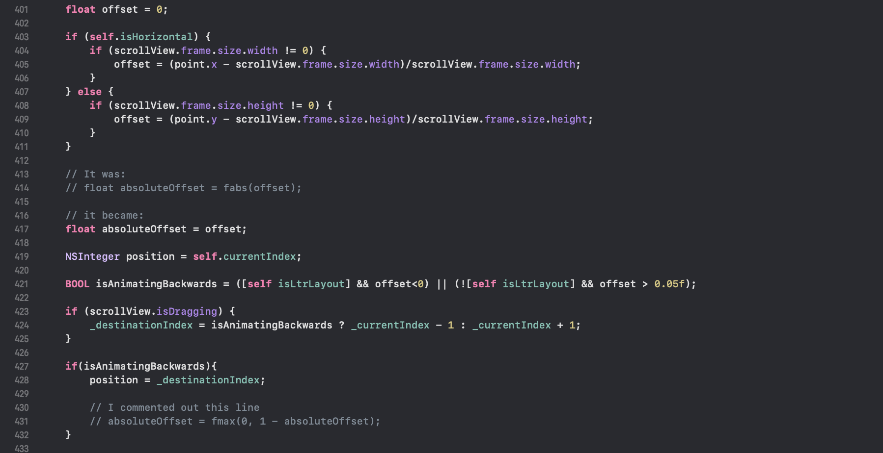 Strange values of the "offset" property in the "onPageScroll" method. · Issue #751 · callstack ...