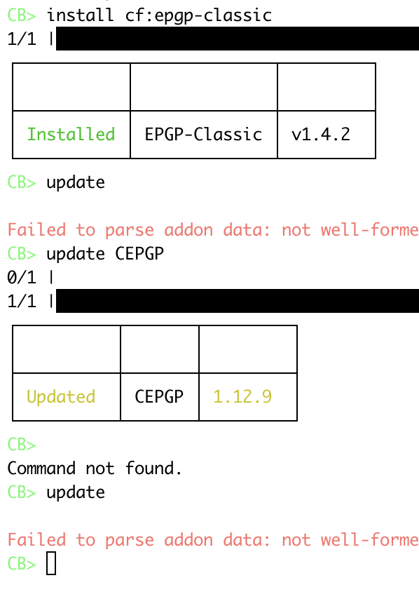Failed to parse addon data: not well-formed (invalid token): line 41, column 128 · Issue #48 ...
