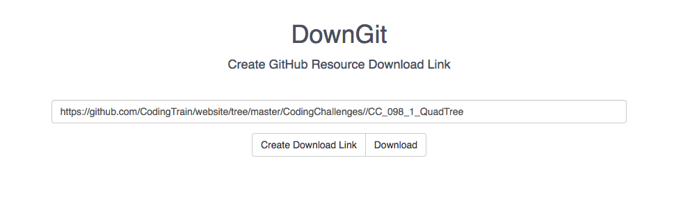 website points to wrong downgit url · Issue #638 · CodingTrain/website-archive · GitHub
