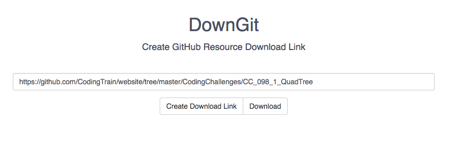 website points to wrong downgit url · Issue #638 · CodingTrain/website-archive · GitHub
