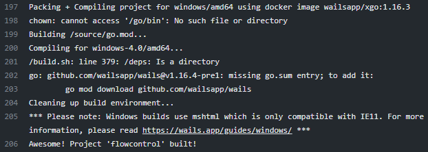 Cross compilation isn't working with v1.16.0 · Issue #649 · wailsapp/wails · GitHub