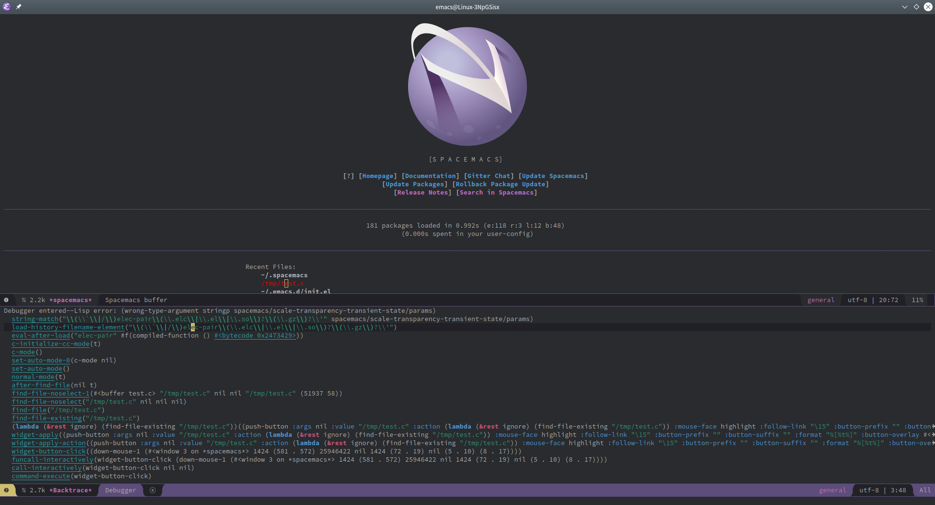 File mode specification error · Issue #13865 · syl20bnr/spacemacs · GitHub