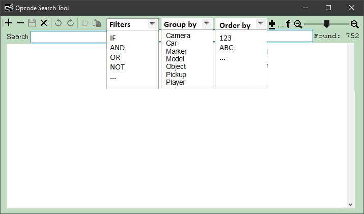 Opcode Search Tool Enhancements · Issue #76 · sannybuilder/dev · GitHub