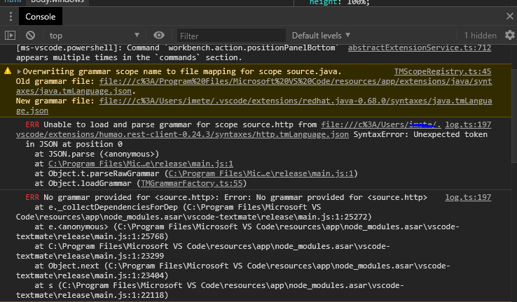 Lost command link and color functions after update · Issue #694 · Huachao/vscode-restclient · GitHub
