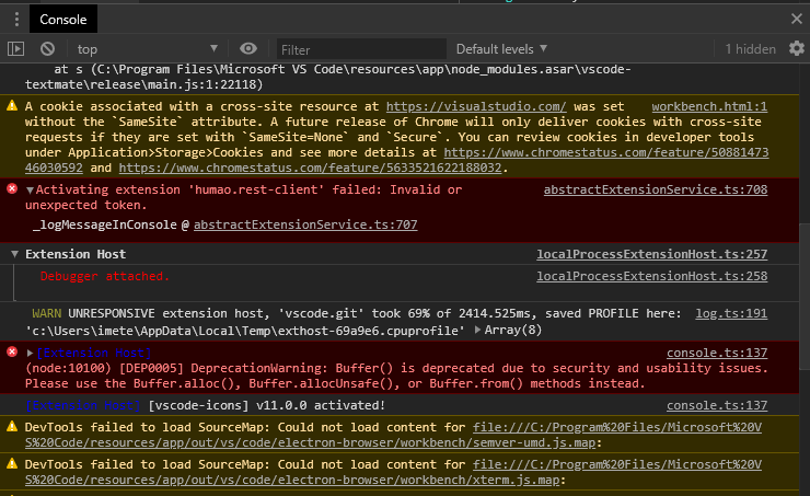 Lost command link and color functions after update · Issue #694 · Huachao/vscode-restclient · GitHub