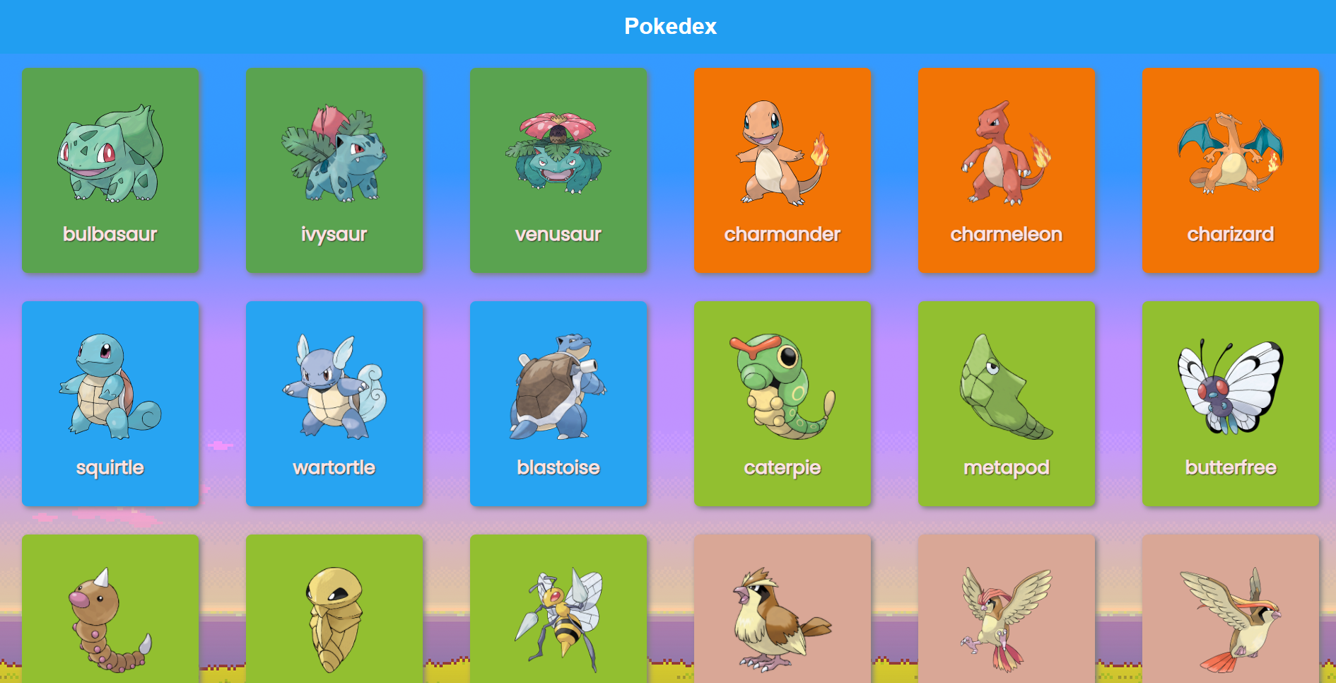 GitHub - Mikelovex/Pokedex: pokedex feita utilizando uma api que contem todos os pokemons ...
