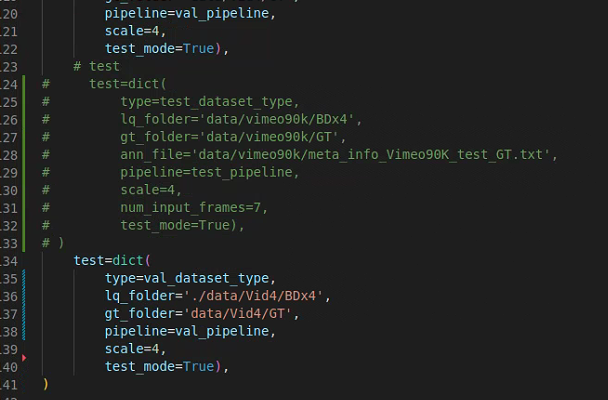 Basicvsr Bd在vid4上测试只有20db · Issue 948 · Open Mmlabmmagic · Github 